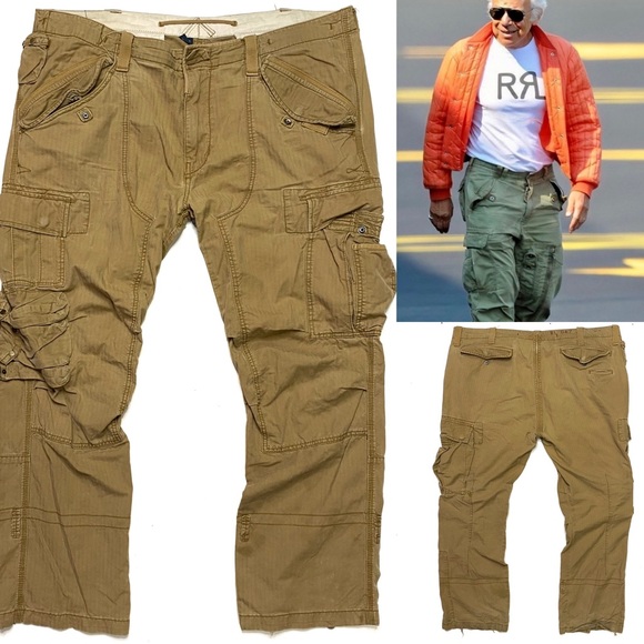 Polo Ralph Lauren | Pants | Polo Ralph Lauren Mens Tan Military Tactical Paratrooper Cargo Pants ...